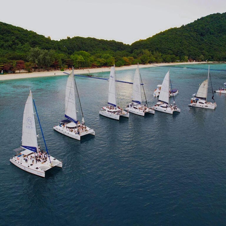 Phuket Rent Private Sailing Catamaran Coral Island