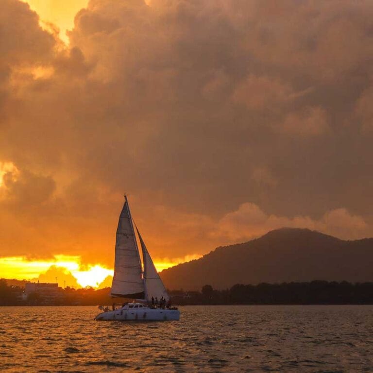 Sailing Yacht Catamaran Phuket Tour Sunset Dinner Cruise