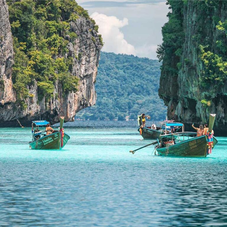 Phi Phi, Maya, Pileh and Bamboo Island by Speed Catamaran 2 storeys