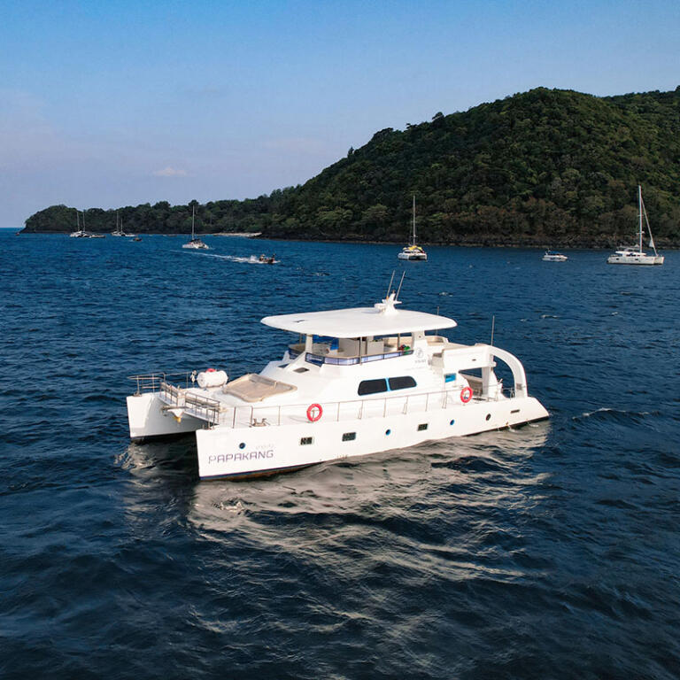 Phuket Private Charter Power Yacht Catamaran Papakang | Phuket Dream ...